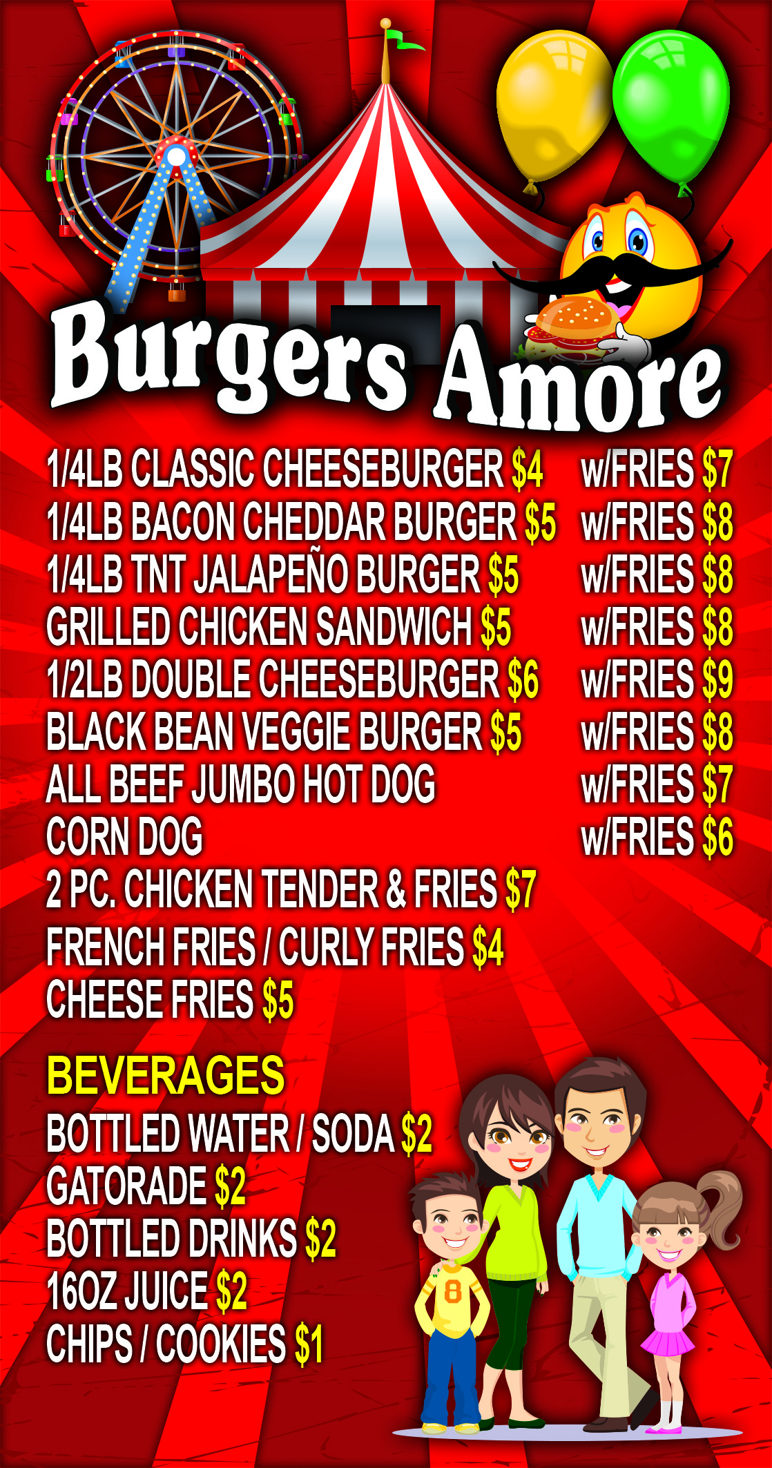 Carnivals - Burgers Amore
